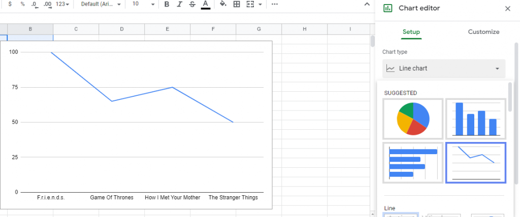Cómo hacer un gráfico en Google Drive - Insider's Gadget
