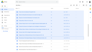 Cómo seleccionar varios archivos en Google Drive - Insider's Gadget